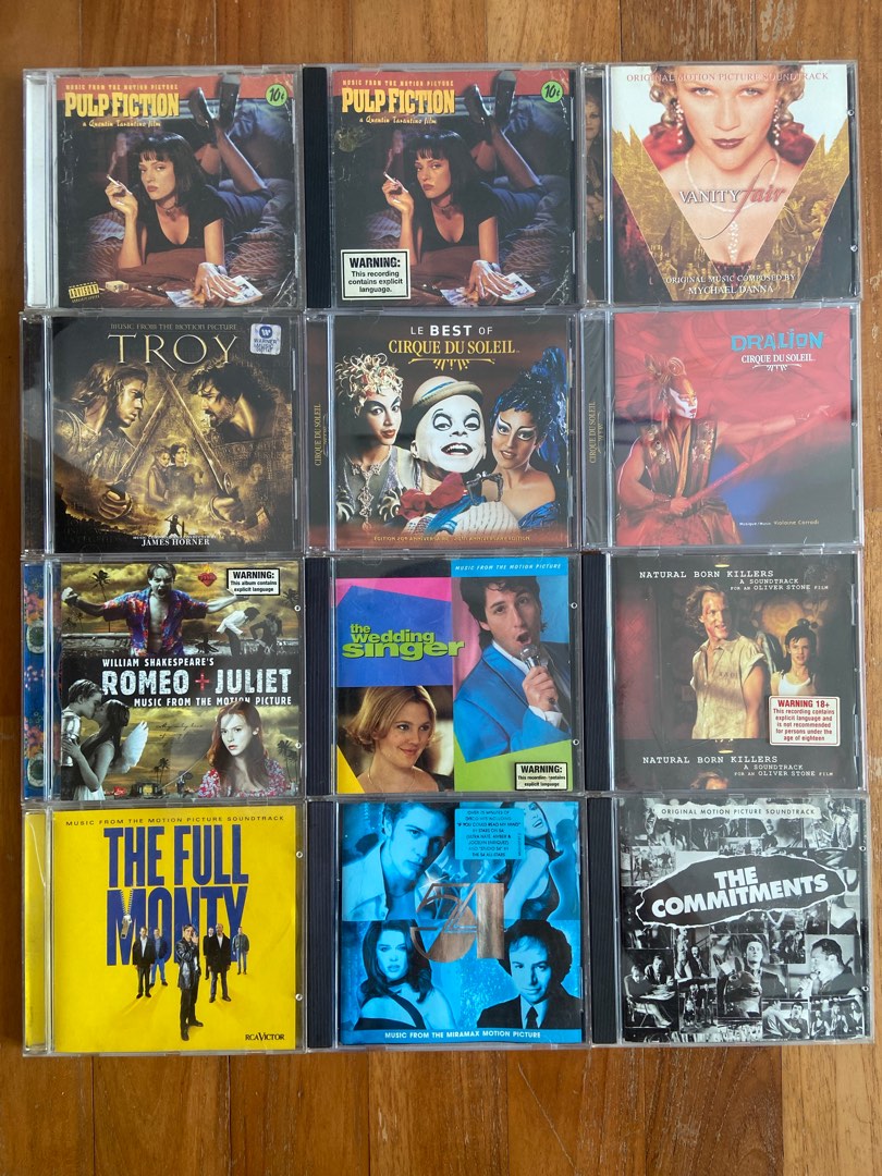 Various Soundtrack CDs - Individually Priced, Hobbies & Toys, Music & Media, CDs & DVDs on Carousell