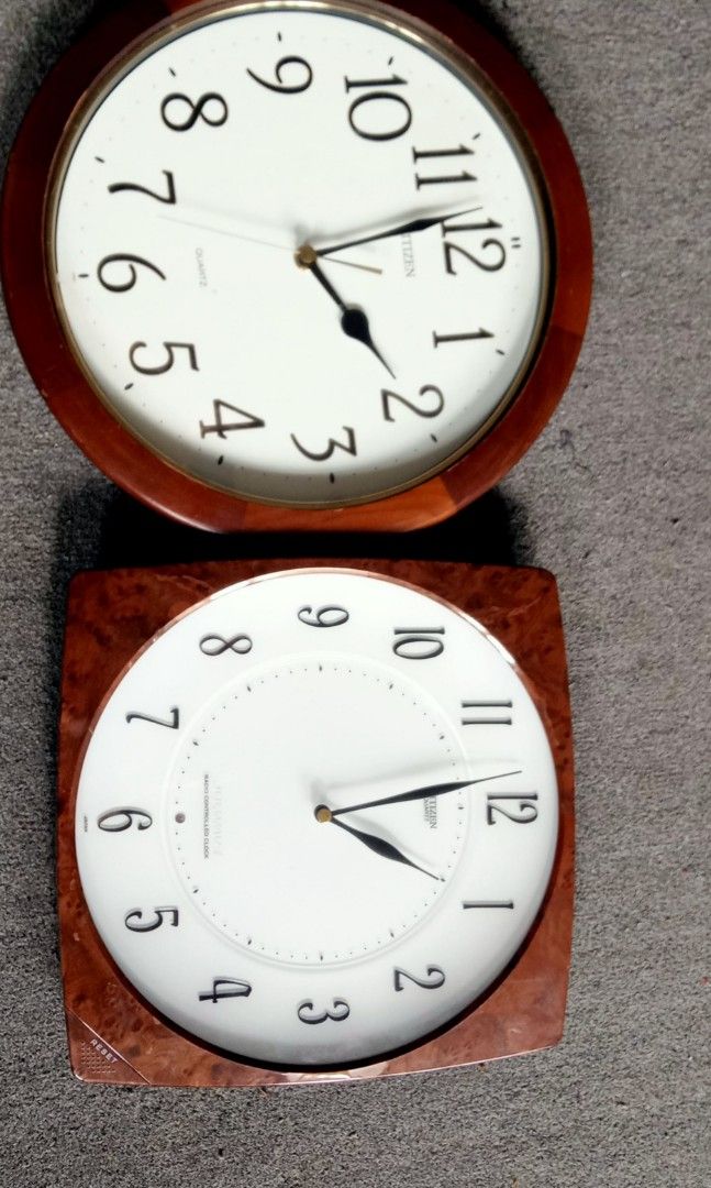Vintage citizen radio controlled&Quartz w.clock(untested), Furniture ...