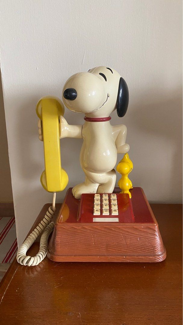 Vintage Snoopy & Woodstock Landline Phone, Hobbies & Toys, Memorabilia ...