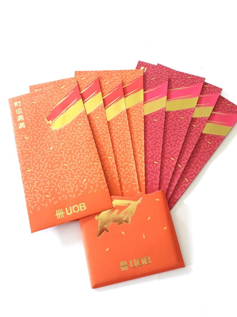 Vintage UOB Red Packets, Hobbies & Toys, Memorabilia & Collectibles ...