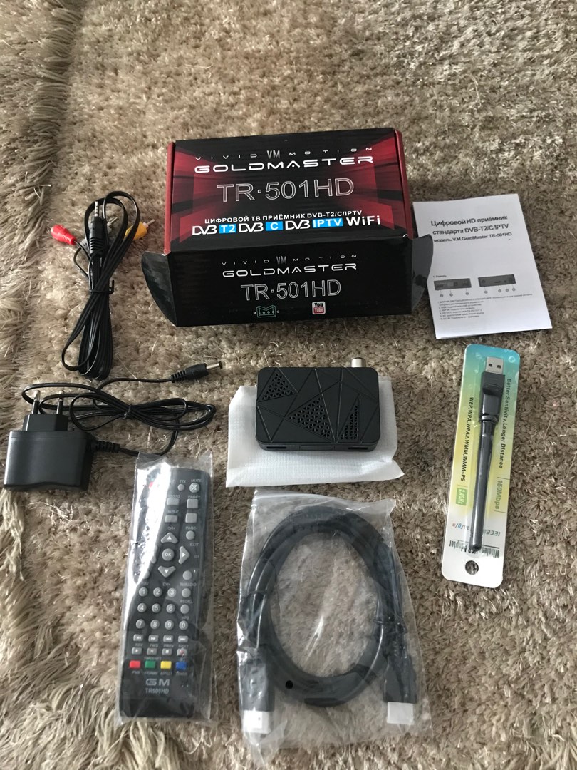 vivid goldmas STB set top box digital dvb t2 wifi stb antena super HD ...