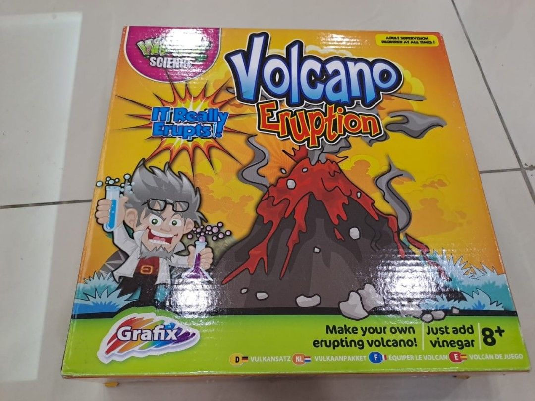 Volcanic eruption science toy, Hobbies & Toys, Toys & Games on Carousell