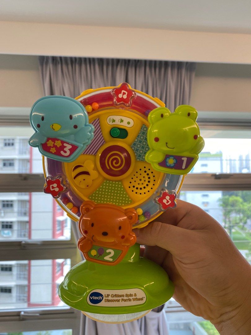 VTech Lil Critters Spin and Discover Ferris Wheel, Babies & Kids ...