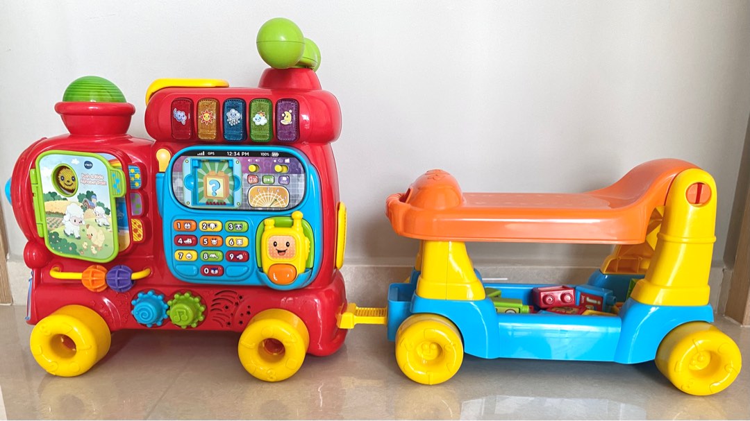 Vtech Push & Ride Alphabet Train, Babies & Kids, Infant Playtime on ...