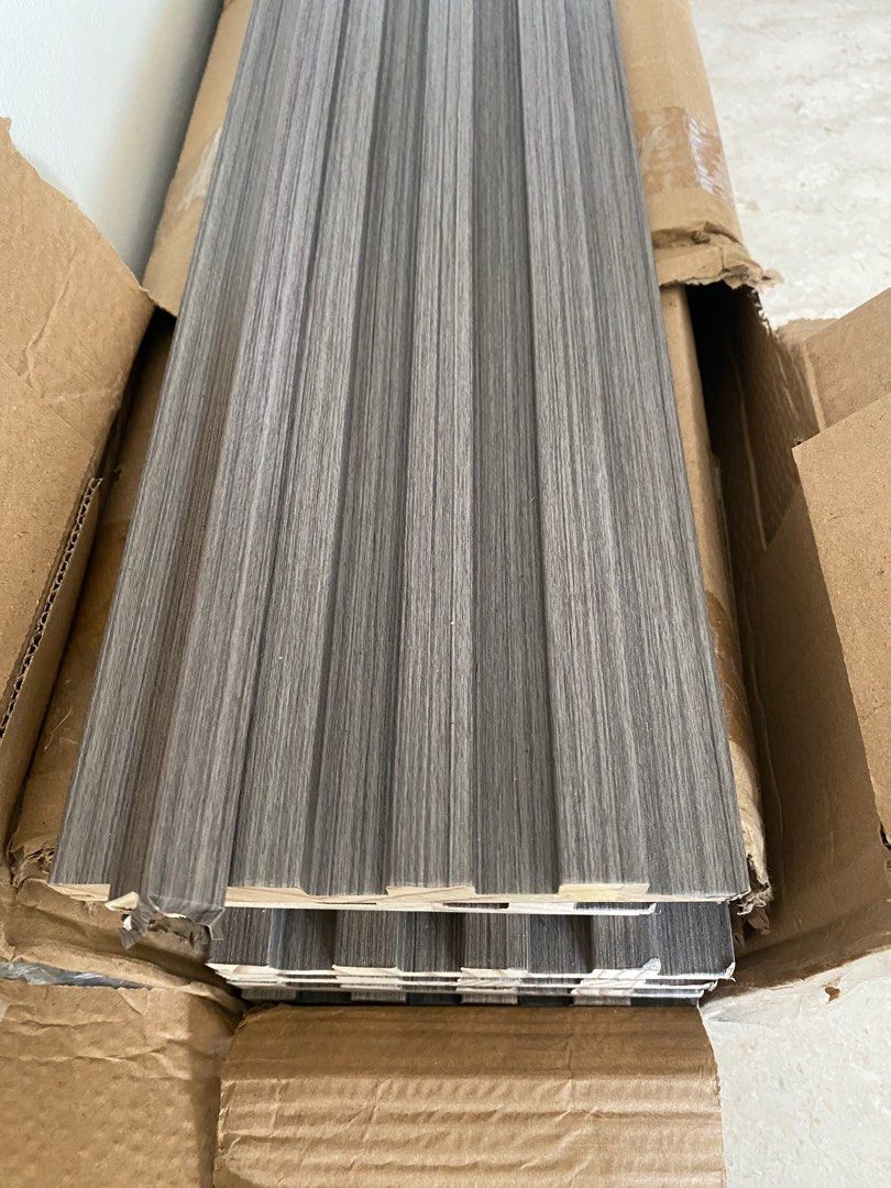 Wall wooden flute panel, Furniture & Home Living, Home Decor, Wall ...