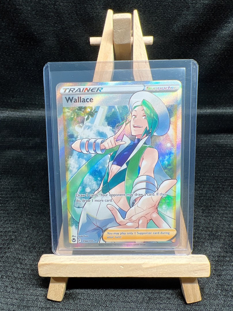 Wallace (Full Art) Ultra Rare Pokemon Silver Tempest 194/195, Hobbies ...