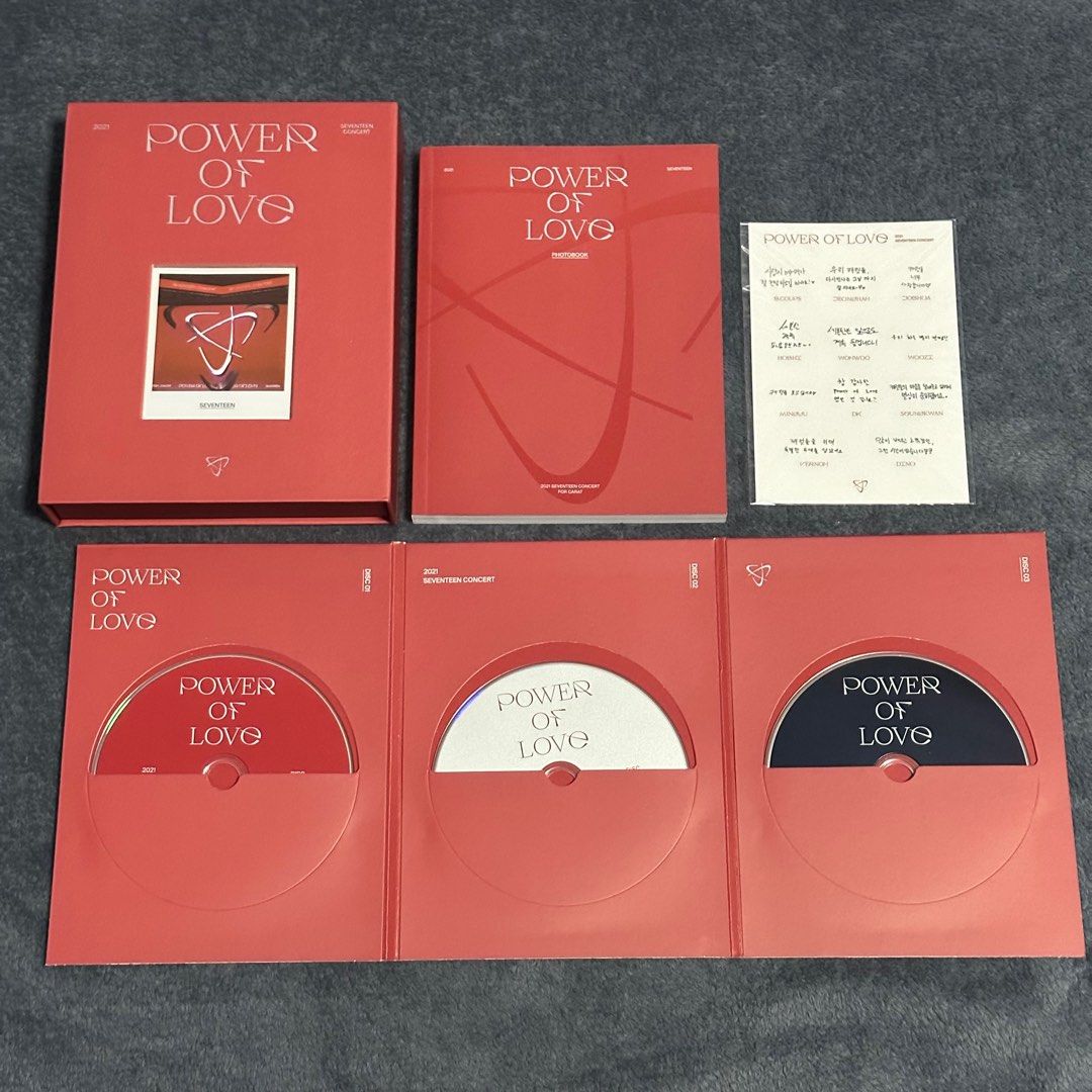 WTS Seventeen SVT Power Of Love DVD Pcs, Hobbies & Toys, Memorabilia ...