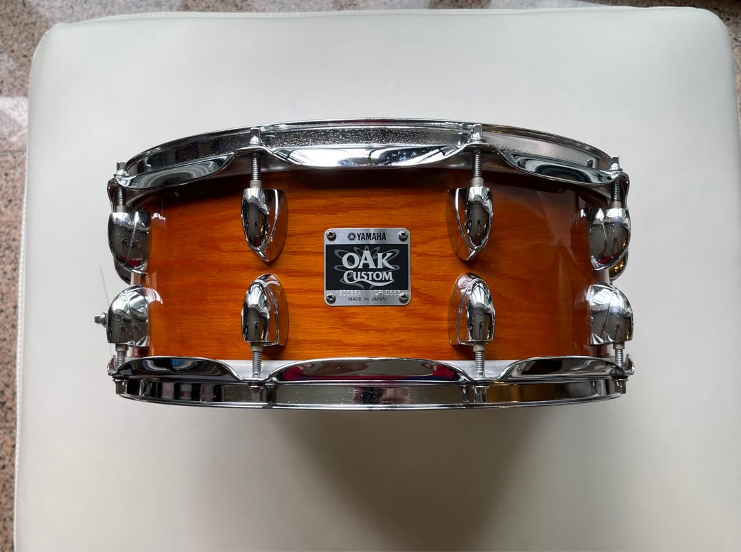 Yamaha Oak Custom snare drum | York Honey | 14x5.5, Hobbies & Toys ...