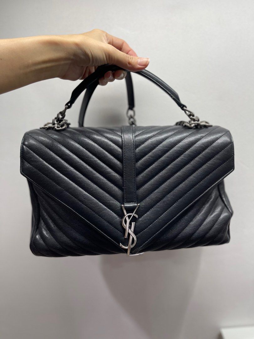 YSL College Bag in Large size, Luxury, Bags & Wallets on Carousell