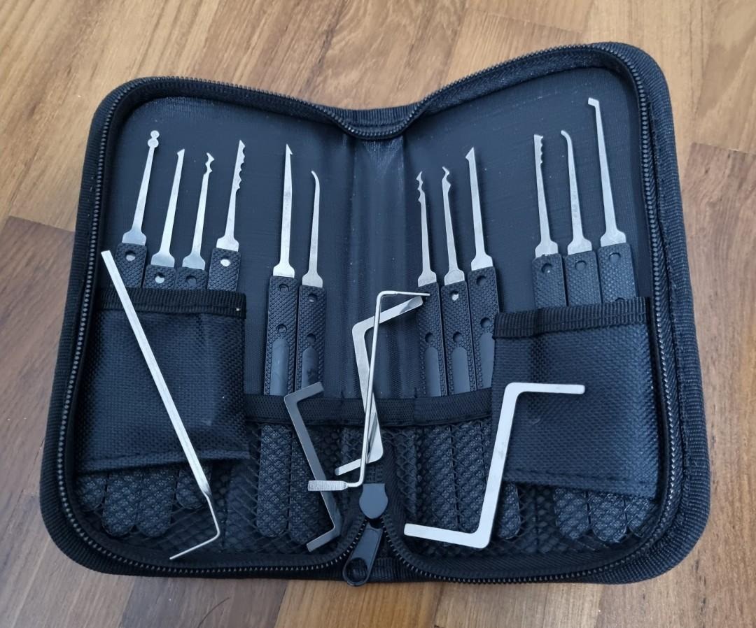 12 pick Lockpicking set, Furniture & Home Living, Home Improvement ...