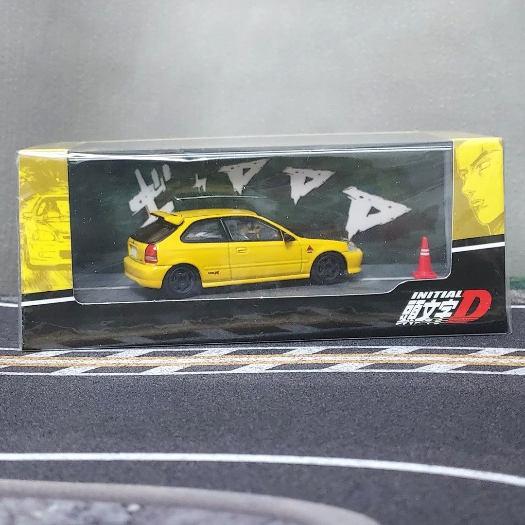 1/64 Initial D Todo School Spoon Sports tuned Honda Civic Type-R EK9 ...