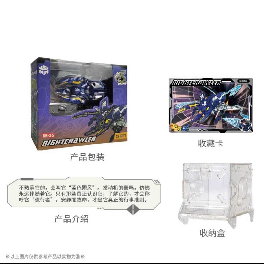 52toys Beastbox Nightcrawler BB-36, Hobbies & Toys, Toys & Games on ...
