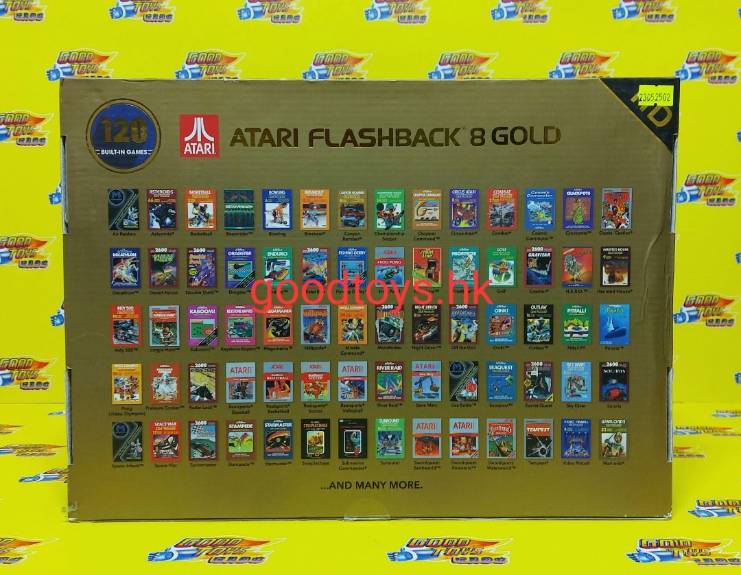 中古已開封 ATARI 40TH ANNIVERSARY FLASHBACK 8 GOLD, 興趣及遊戲, 玩具 & 遊戲類 - Carousell