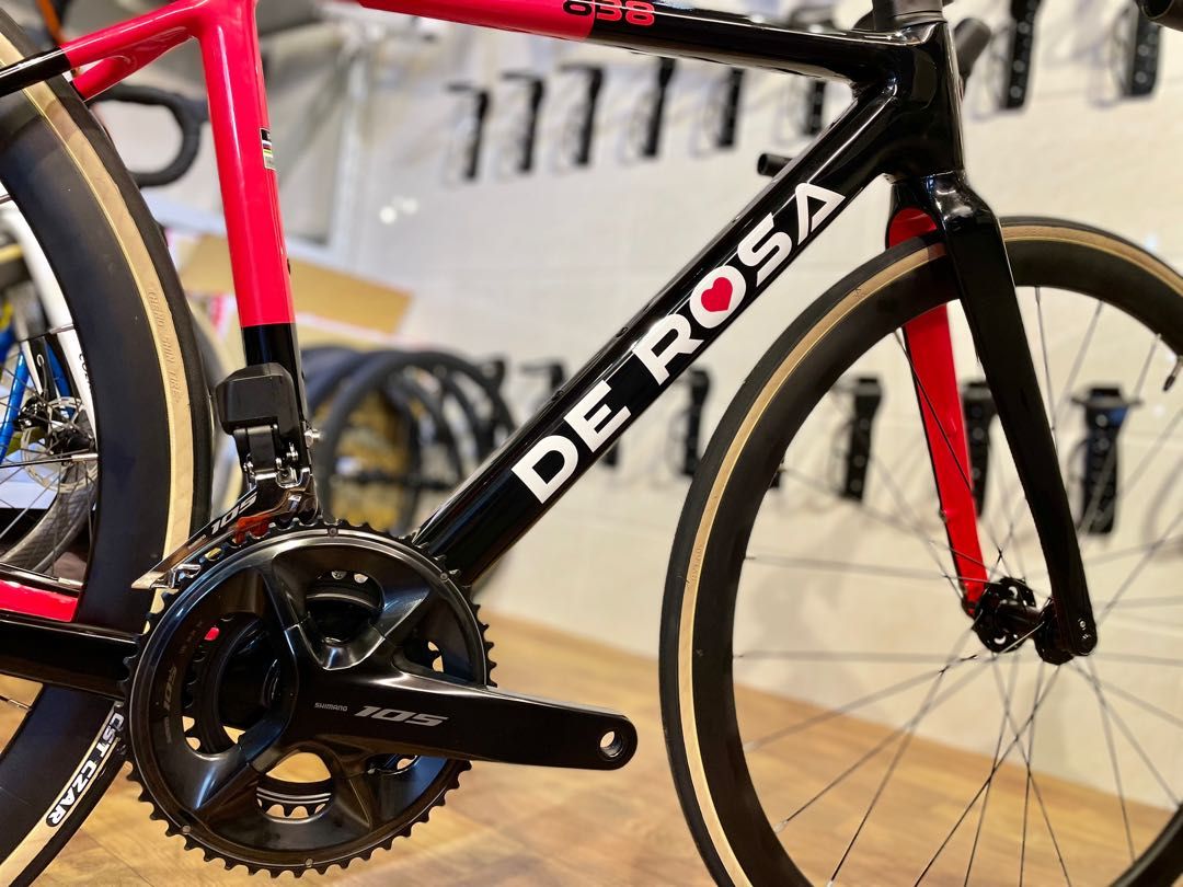 最抵全新 Derosa 838 / 105電變 德羅薩 全內走公路車Road Bike Carbon Frame, 運動產品, 單車及配件, 單車 - Carousell