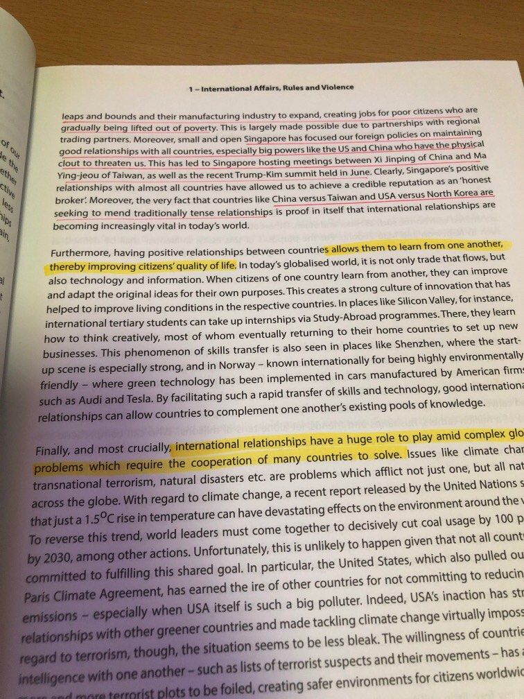 A Level General Paper Model Essay, Hobbies & Toys, Books & Magazines ...