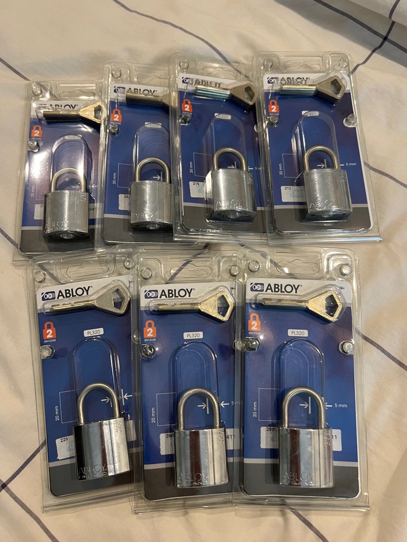 ABLOY PL320 7 Sets BN!!!, Furniture & Home Living, Security & Locks ...