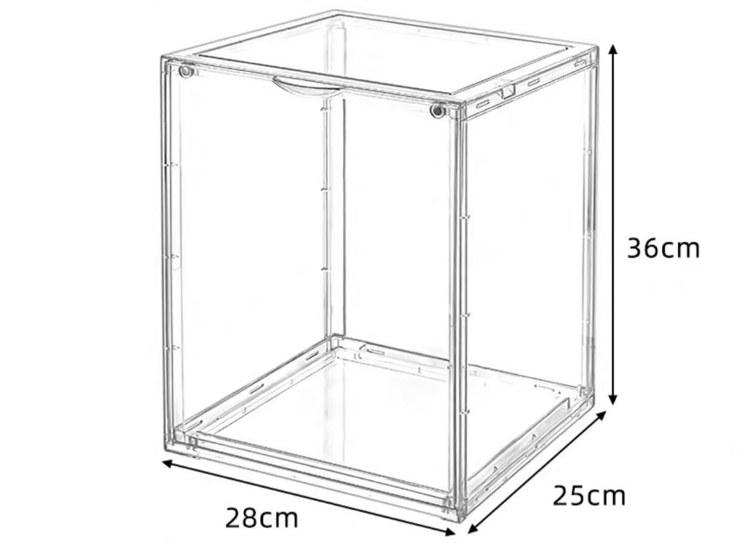 [PREORDER] Acrylic Display Storage Box, Furniture & Home Living, Home ...
