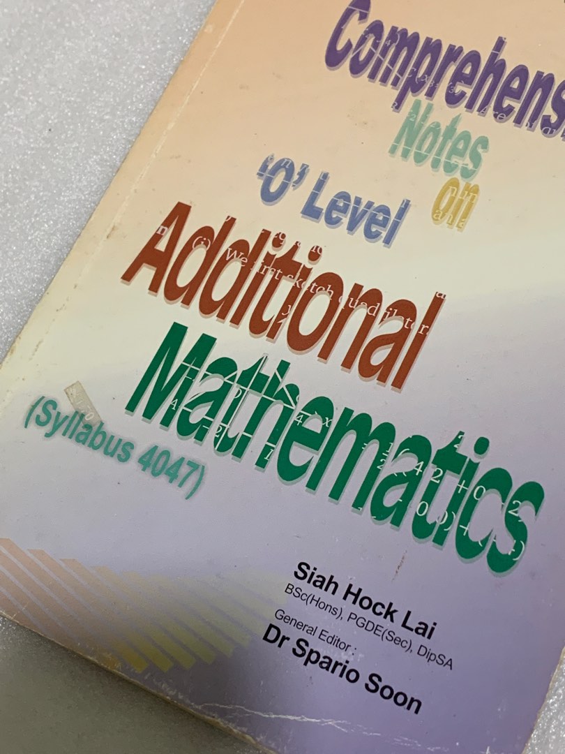 Additional Maths assessment book, Hobbies & Toys, Books & Magazines, Assessment Books on Carousell