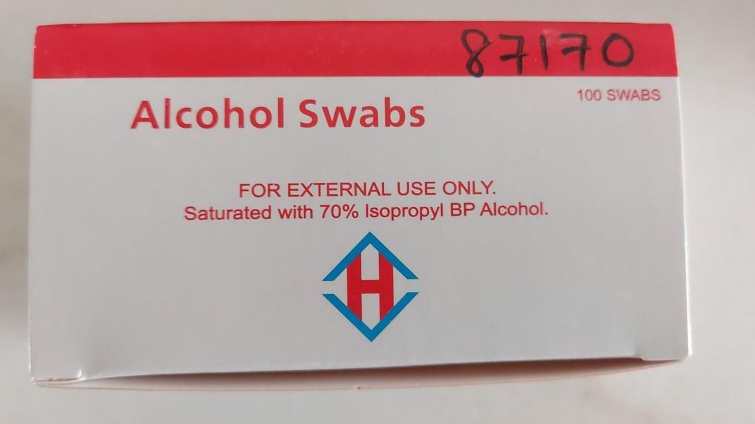 Alcohol Swap - 100s, Health & Nutrition, Medical Supplies & Tools on ...