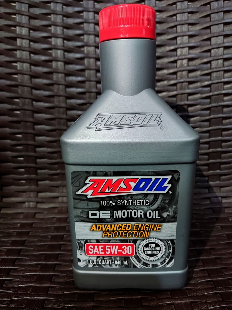 Amsoil OE 5W-30 Synthetic Motor Oil 1qt / 946ml, Car Parts ...