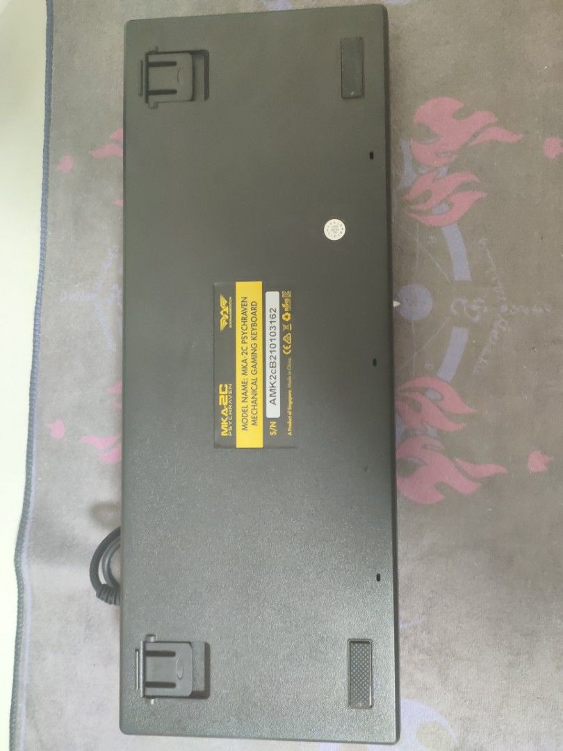 Armageddon MKA 2C Psychraven Mechanical Gaming Keyboard (Light Blue ...