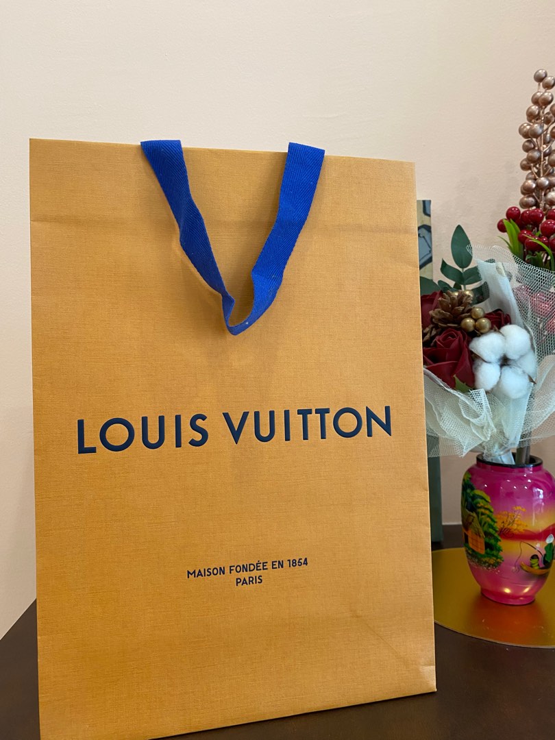 Authentic LV paper bag, Luxury, Bags & Wallets on Carousell