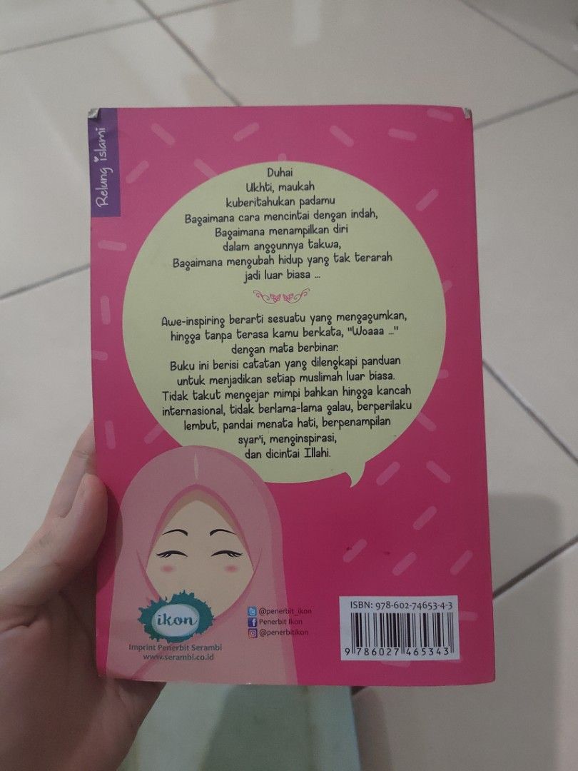 Awe Inspiring Me - Buku Islam Muslimah, Buku & Alat Tulis, Buku di Carousell