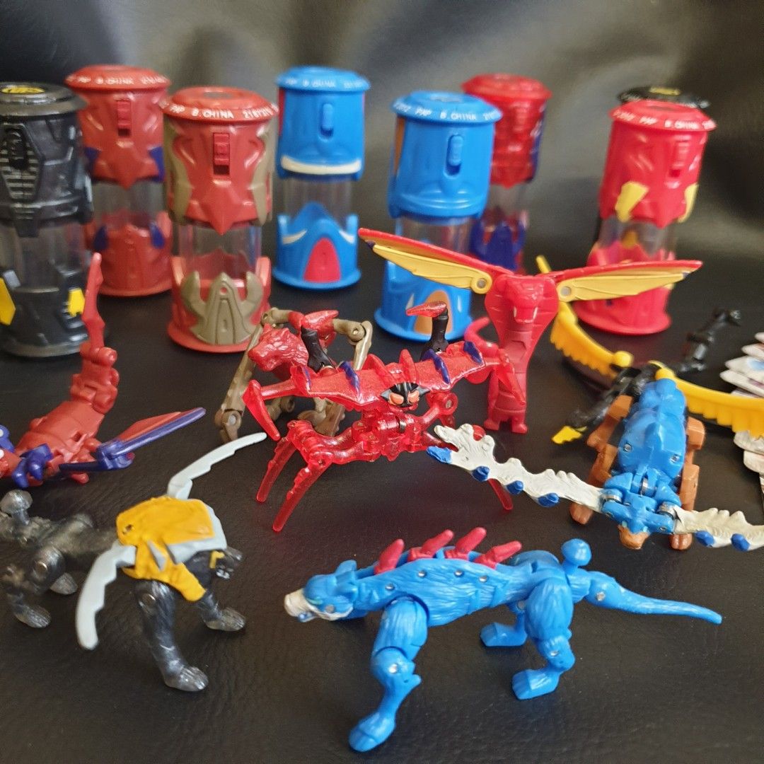 BANDAI Monsuno Energy Beast Figurines x8pcs, Hobbies & Toys, Toys ...