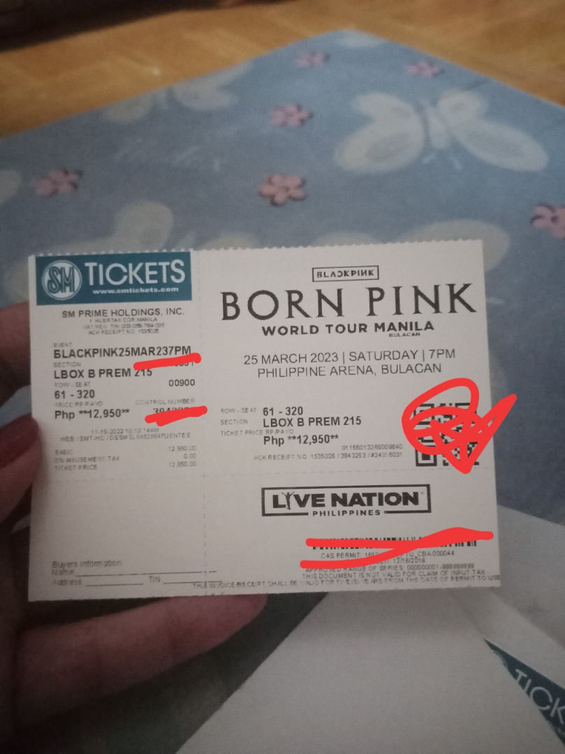 Blackpink Born Pink World tour in manila bulacan Day 1, Tickets ...