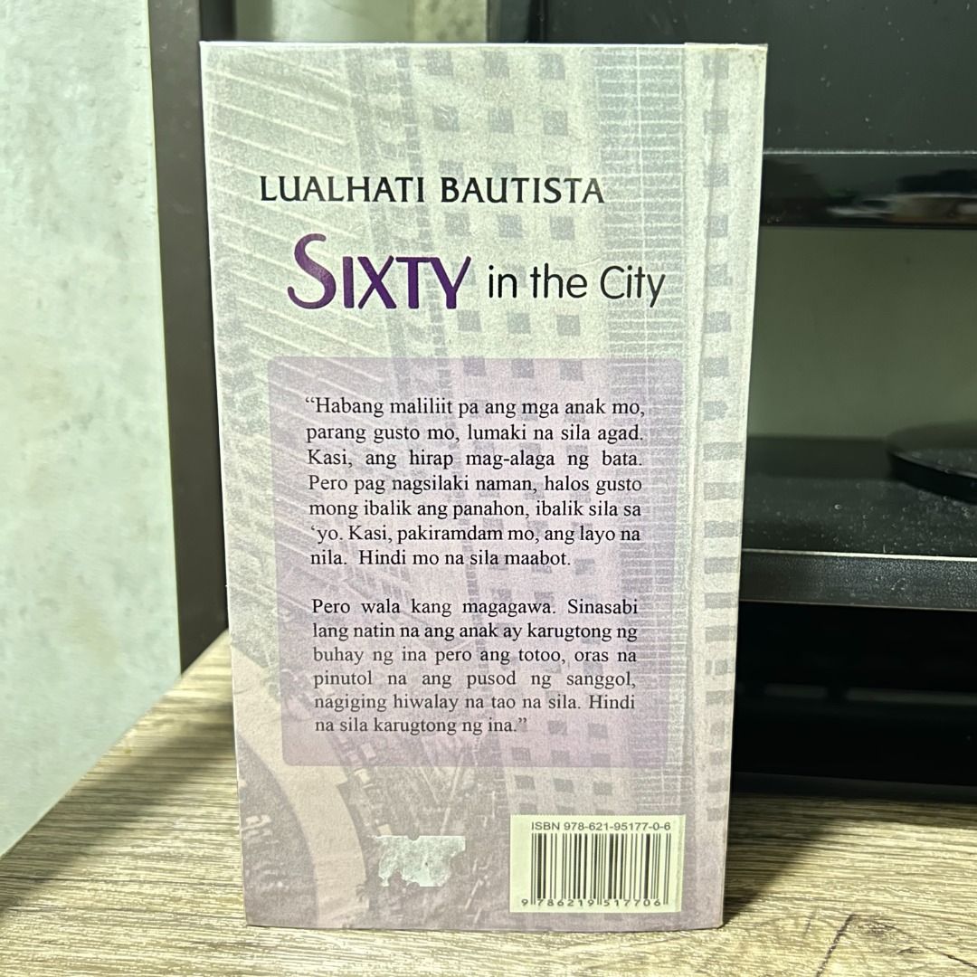 BOOK: Sixty in the City by Lualhati Bautista, Hobbies & Toys, Books ...
