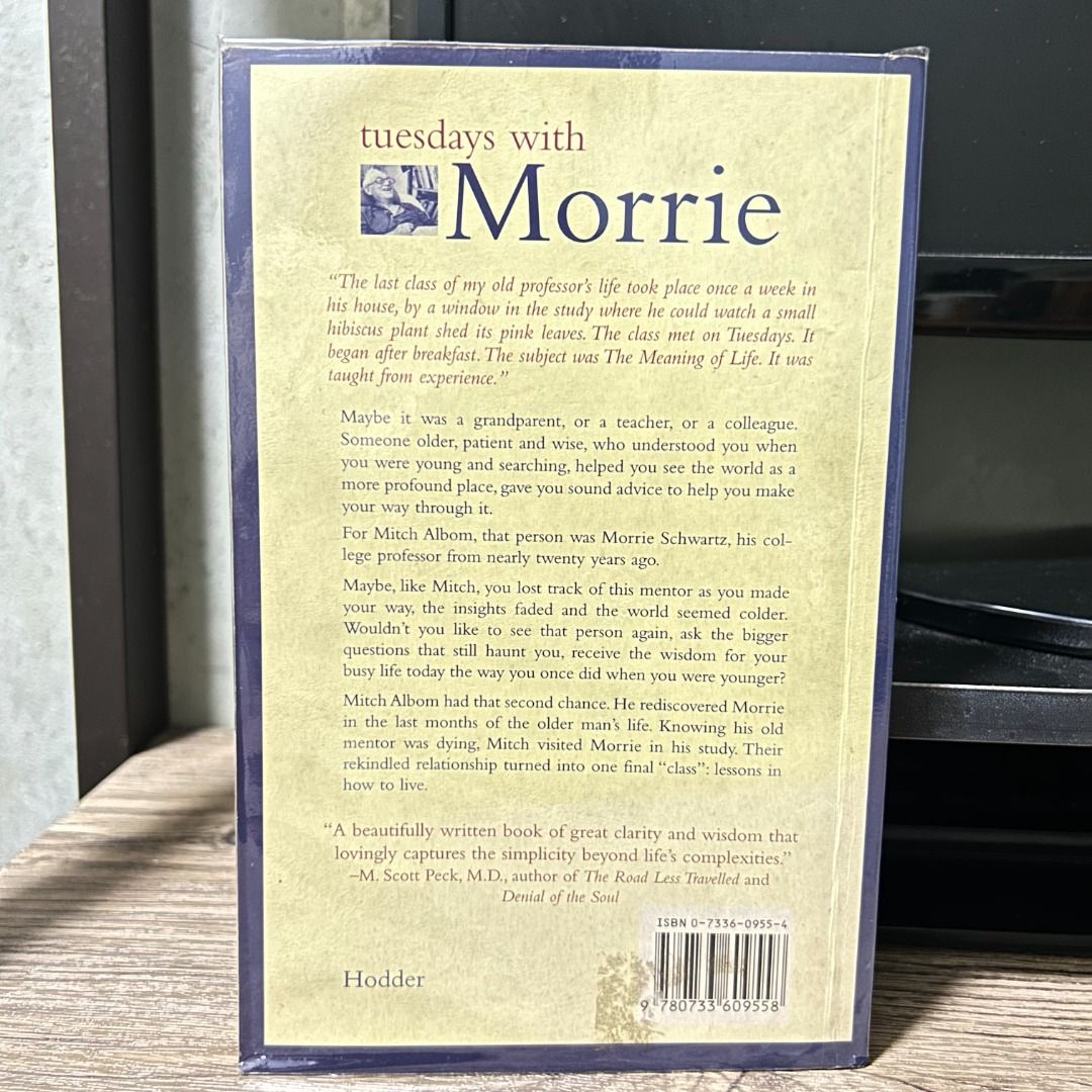 BOOK: Tuesdays with Morrie by Mitch Albom, Hobbies & Toys, Books ...