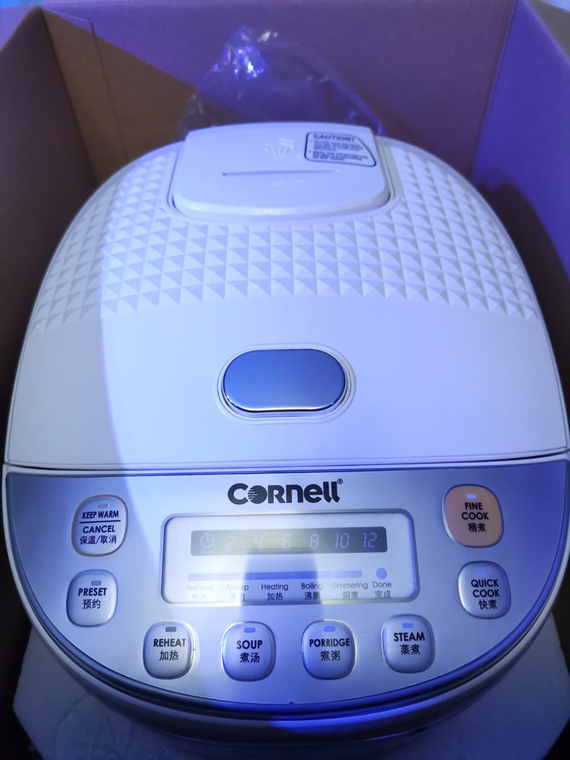 Brand New Cornell Rice Cooker 1.5L, TV & Home Appliances, Kitchen ...