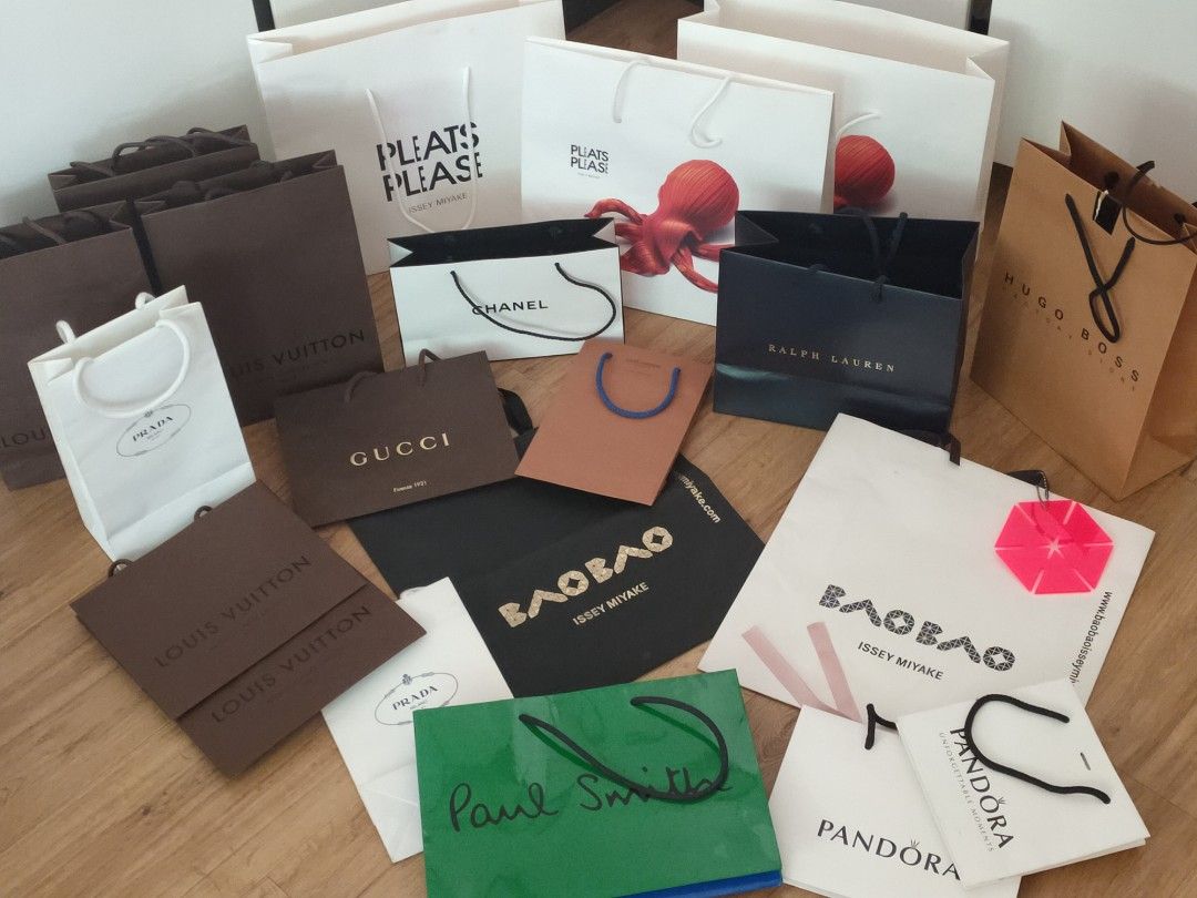 Branded paper bags, Luxury, Accessories on Carousell