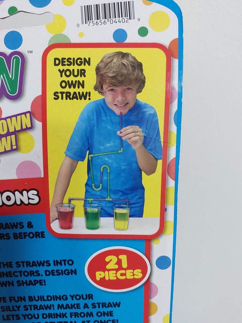 Build A Straw: Design Your Own Fun Game for Kids, Hobbies & Toys, Toys ...