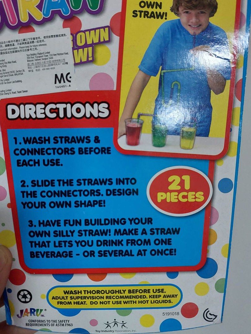 Build A Straw: Design Your Own Fun Game for Kids, Hobbies & Toys, Toys ...