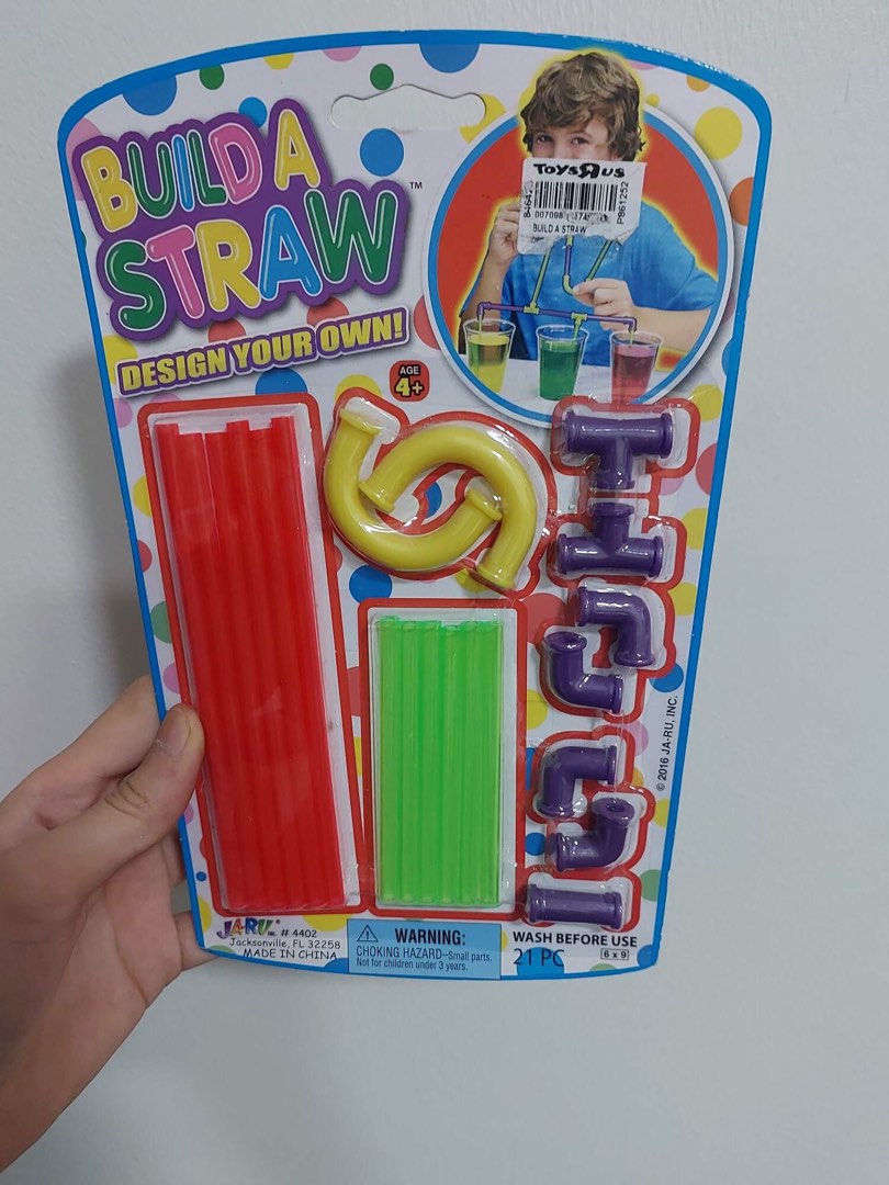 Build A Straw: Design Your Own Fun Game for Kids, Hobbies & Toys, Toys ...