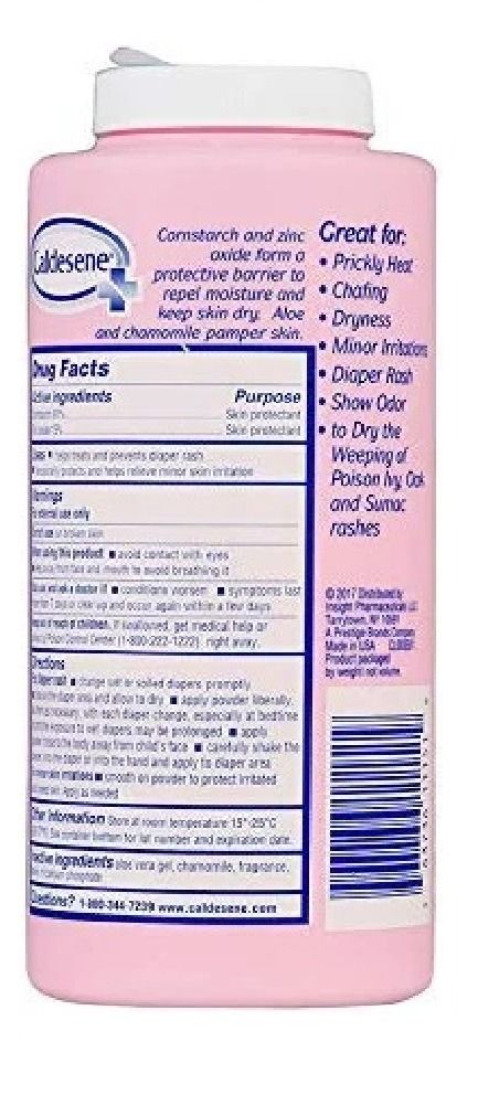 Caldesene Medicated Protecting Powder Cornstarch Zinc Oxide Fresh Scent ...