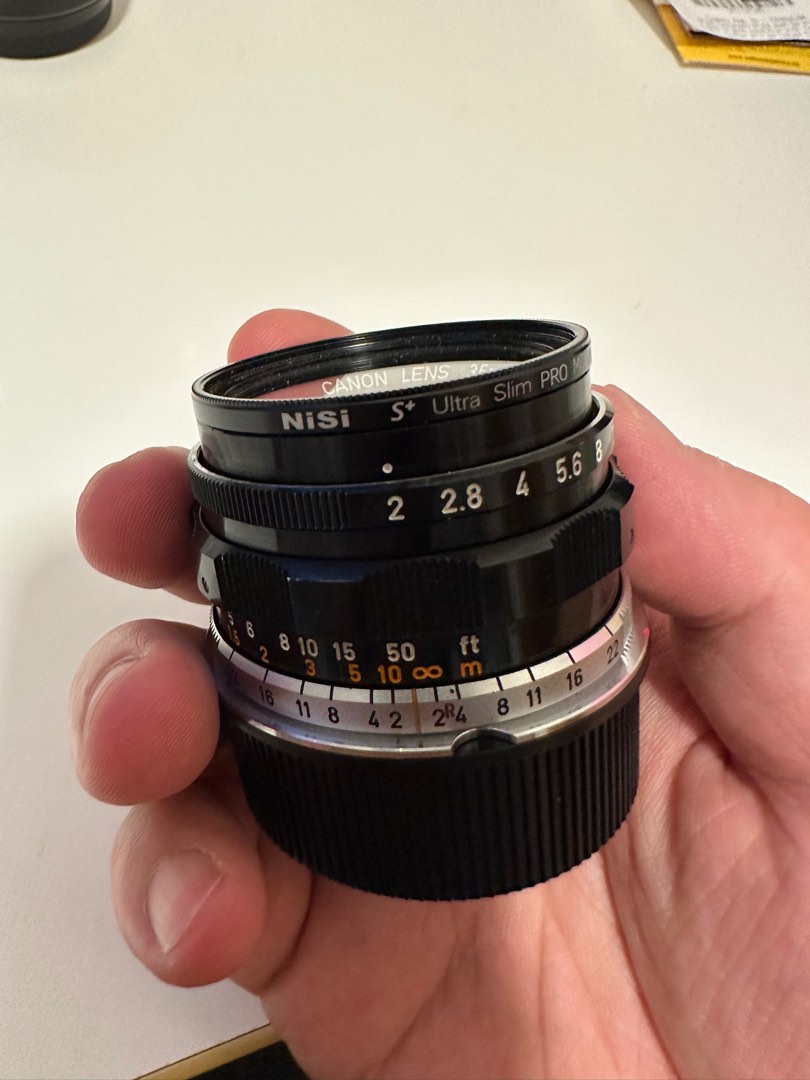 Canon 35mm F2 LTM Lens, Photography, Lens & Kits on Carousell