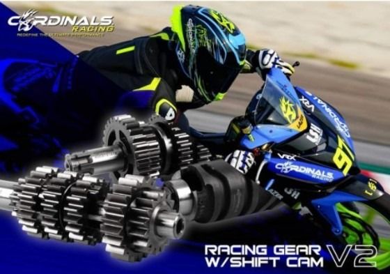 CARDINALS RACING GEARBOX GEAR BOX 6 SPEED (6S V2) - SNIPER150 Y15 ...