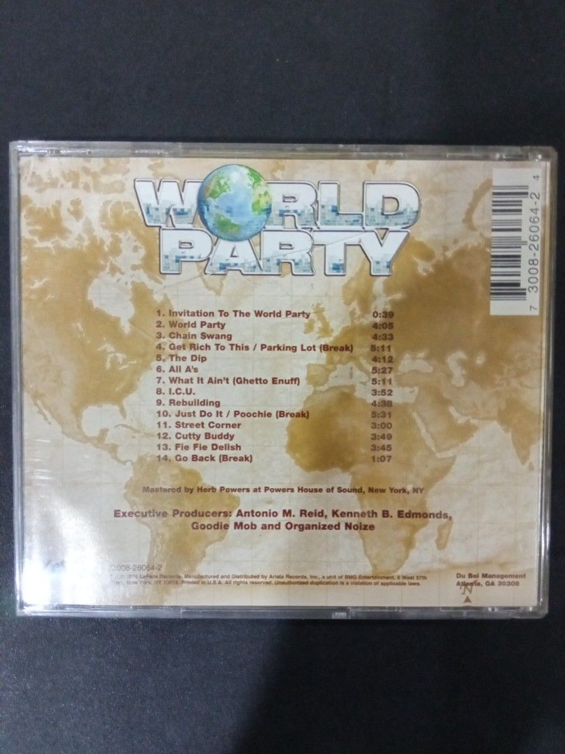 CD Goodie Mob - World party, Hobbies & Toys, Music & Media, CDs & DVDs ...