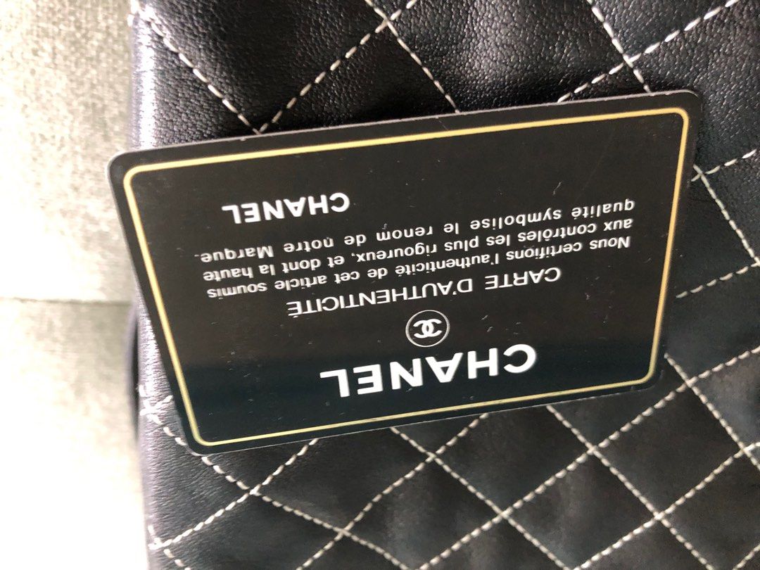 Channel Black Leather Backpack, Luxury, Bags & Wallets on Carousell