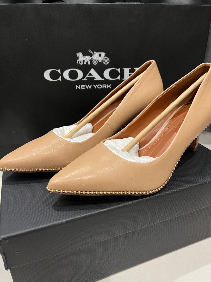 COACH High Heel, Women's Fashion, Footwear, Heels on Carousell