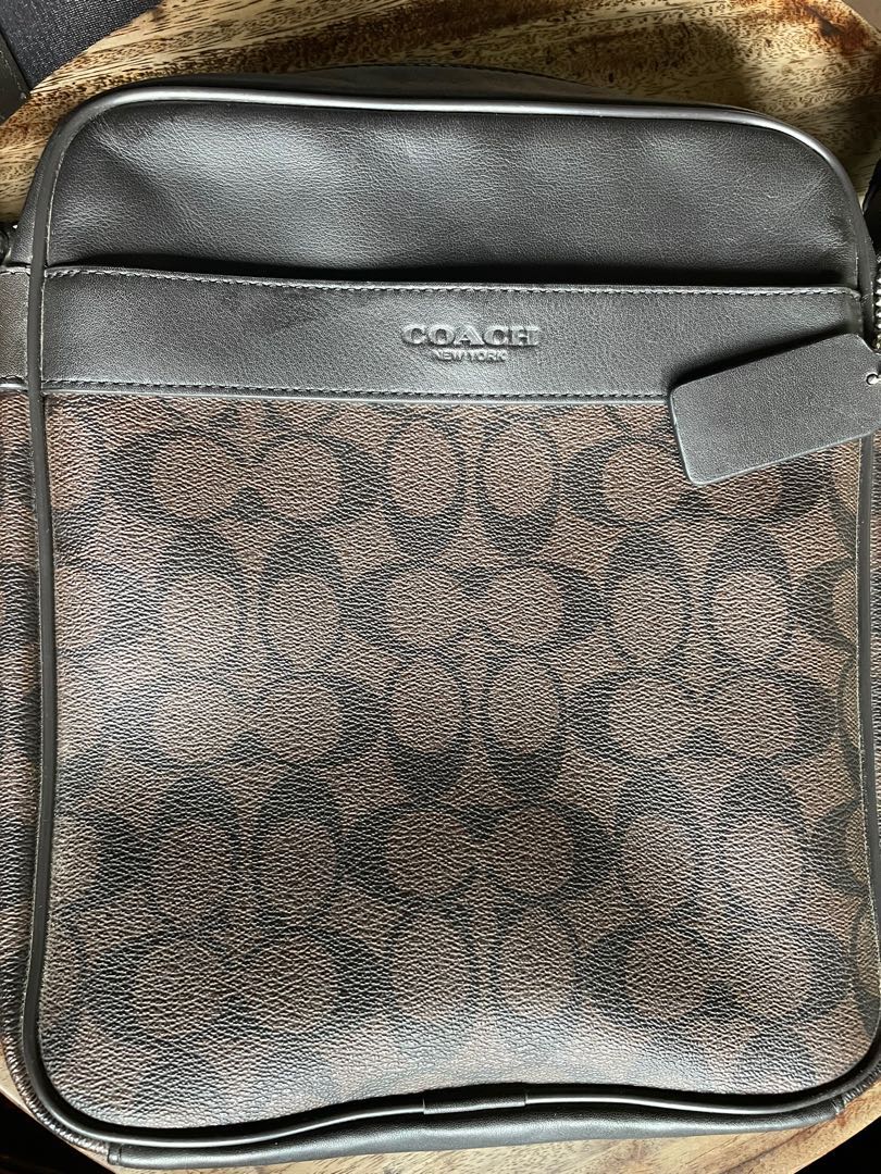 Coach Men sling flight bag c logo, Men's Fashion, Bags, Sling Bags on ...
