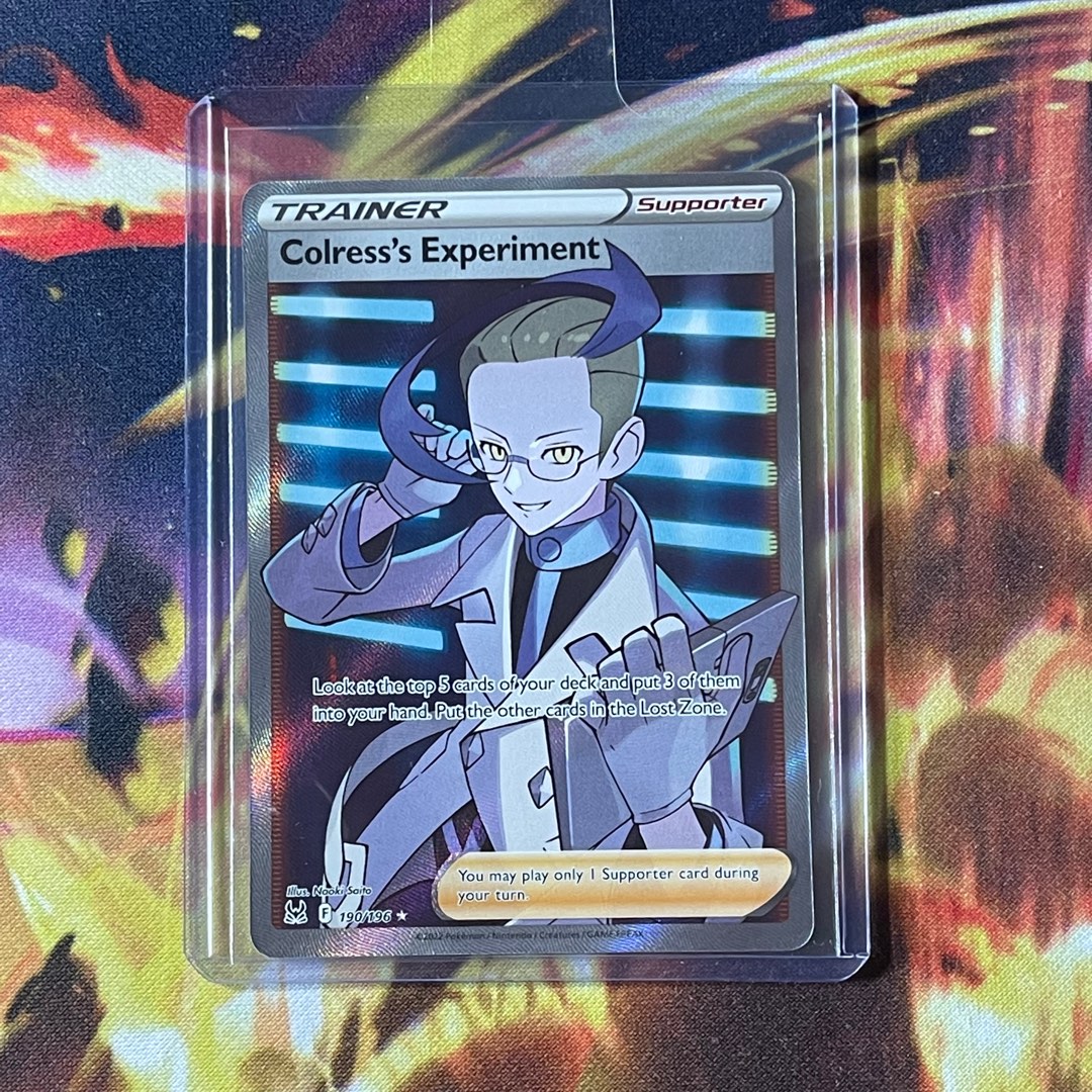 Colress's Experiment FA - 190/196 - Full Art Ultra Rare Sword & Shield ...