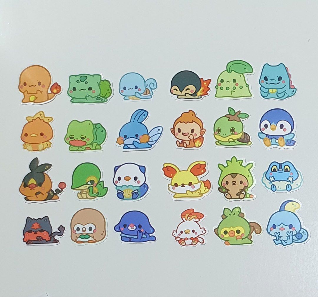 Cute Pokemon stickers (with freebies!), Hobbies & Toys, Stationery ...