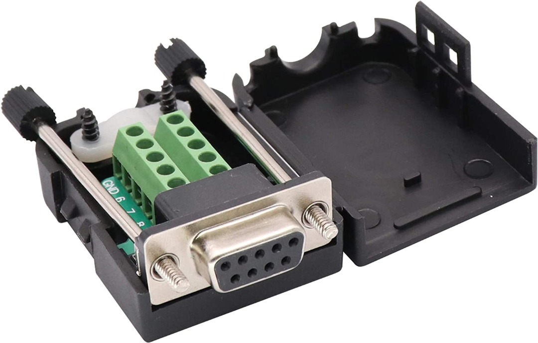 免焊DB9 Adaptor 可選公頭或母頭 DB9 Serial Port Free Welding RS232 Connector Male ...