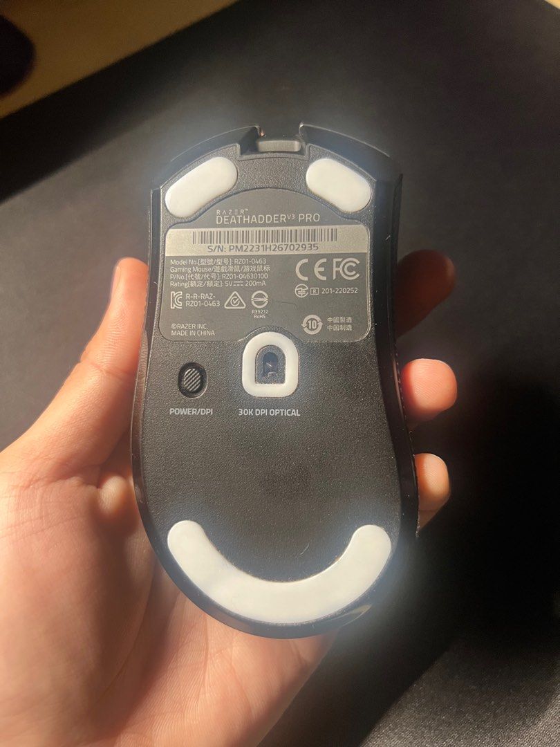 Deathadder V3 Pro + Razer Hyperpolling 4k Dongle, Computers & Tech ...