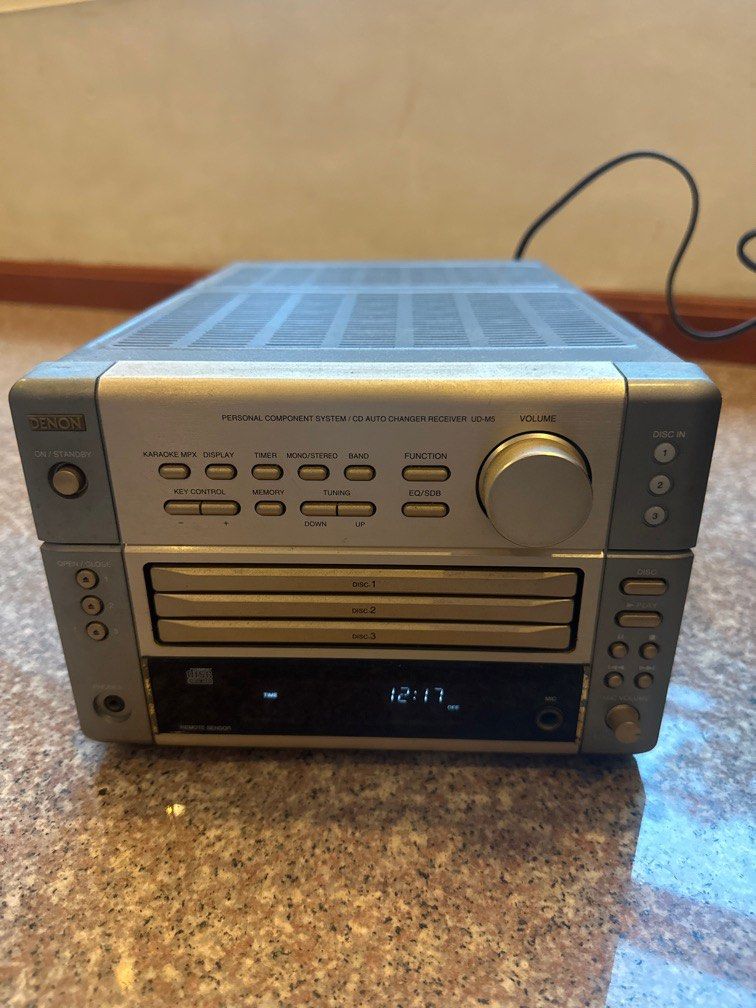 Denon UD-M5 Personal Component System CD Auto Changer Receiver FM/AM ...