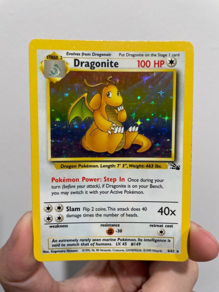 Dragonite holo - Jungle, Hobbies & Toys, Memorabilia & Collectibles ...