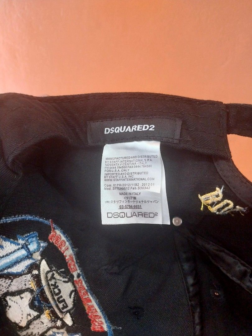 DSQUARED 2 EST. 1995 CAP, Men's Fashion, Watches & Accessories, Caps ...